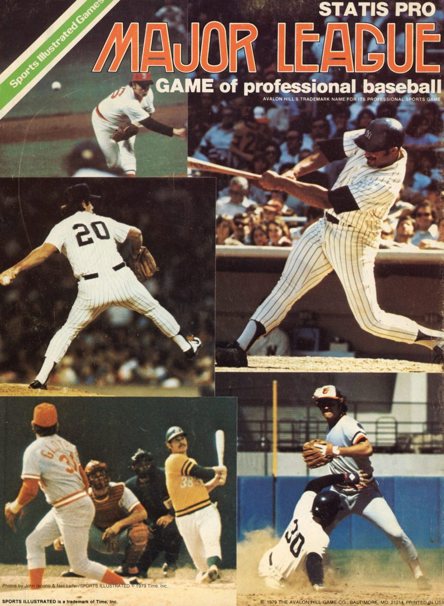 Statis Pro Baseball 1979 – Box Contents – Sports Board Gamer